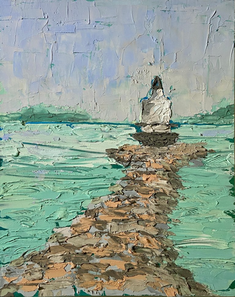 Spring Point in Spackle – Art Bern